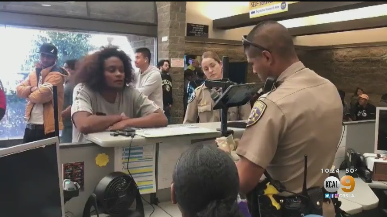CHP Officer Helps Woman Communicate With DMV Workers Using ASL | Officer