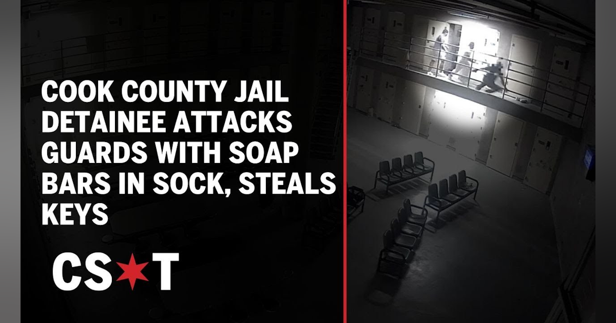 Footage Shows Detainee Attack Illinois Corrections Officer At Jail