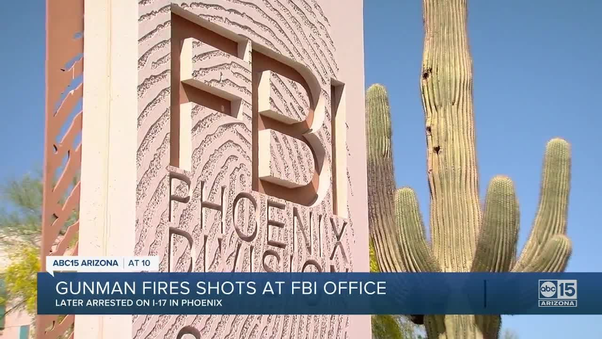 Gunman Fires Shots at FBI Field Office in Phoenix | Officer