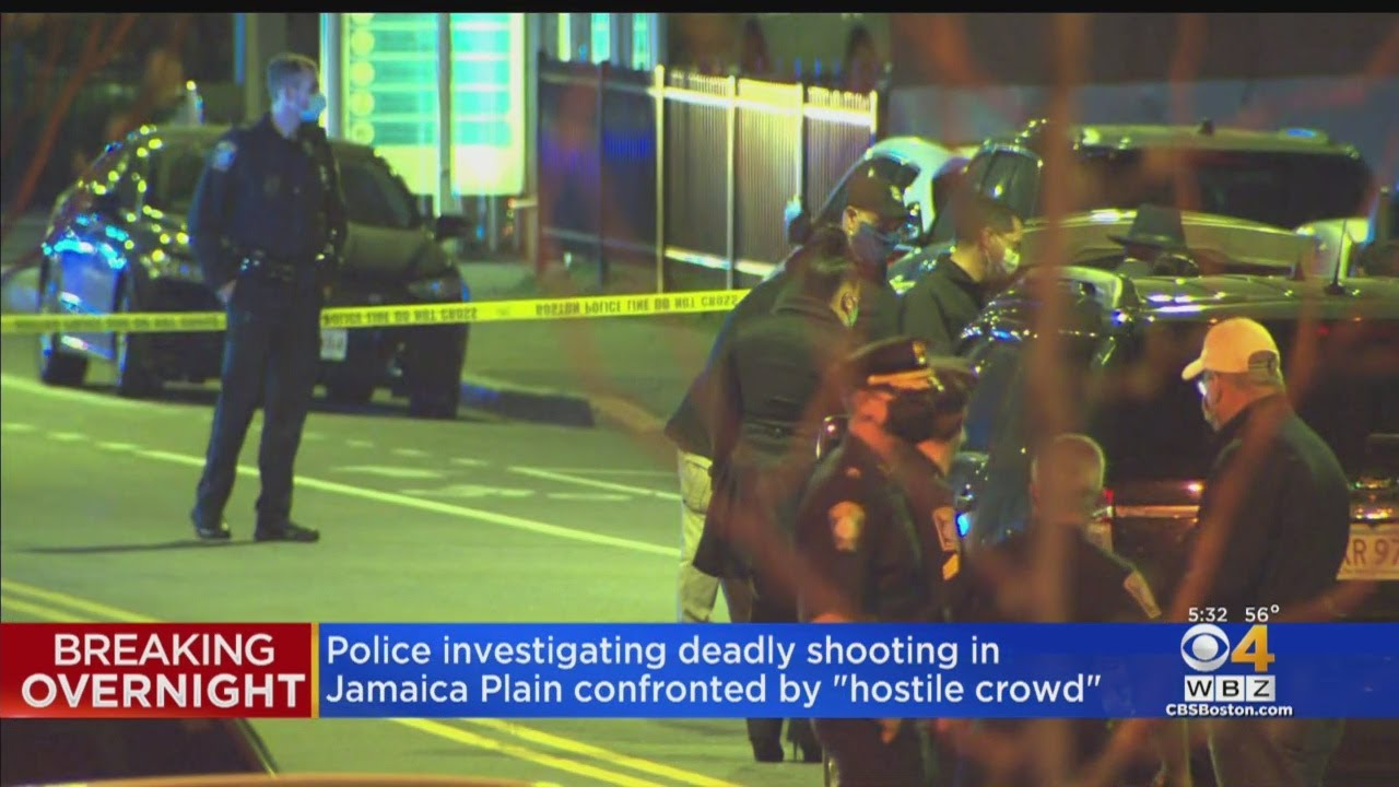 Boston Police Confronted by Hostile Crowd at Deadly Shooting Scene ...