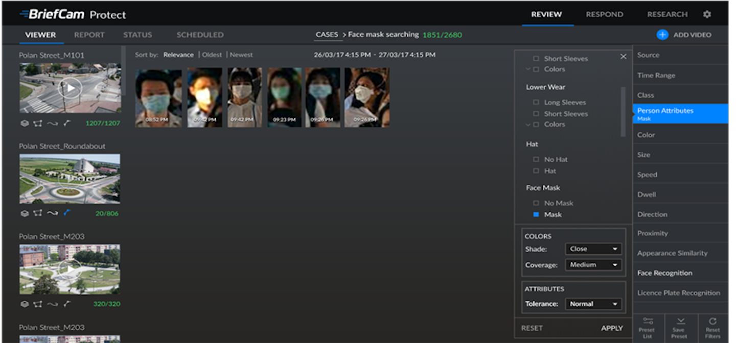 BriefCam Video Content Analytics Platform v5.6.1 From: Briefcam | Officer