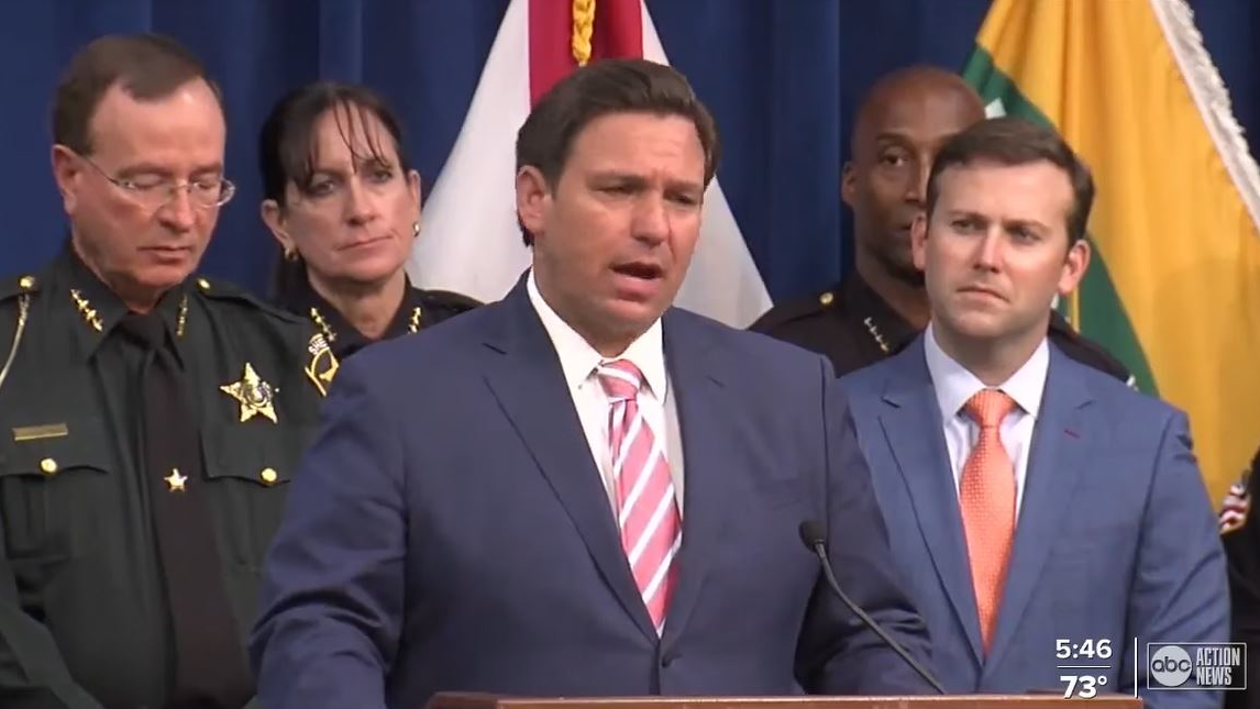 Florida Governor Unveils Bill Creating New Offenses, Penalties for ...