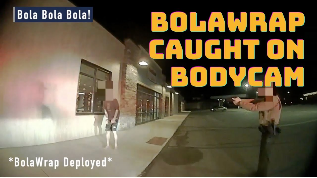Actual Footage of BolaWrap® Deployment Captured on Bodycam | Officer