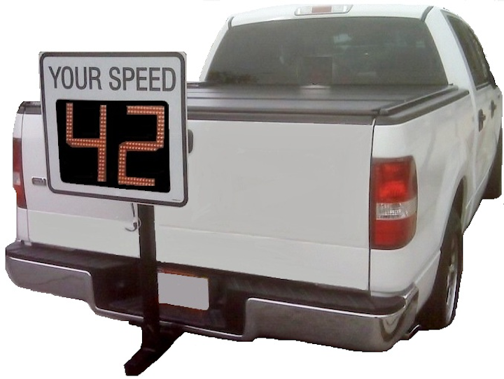 Radar on the Go Trailer Hitch From: Radar Speed Signs | Driver Feedback ...