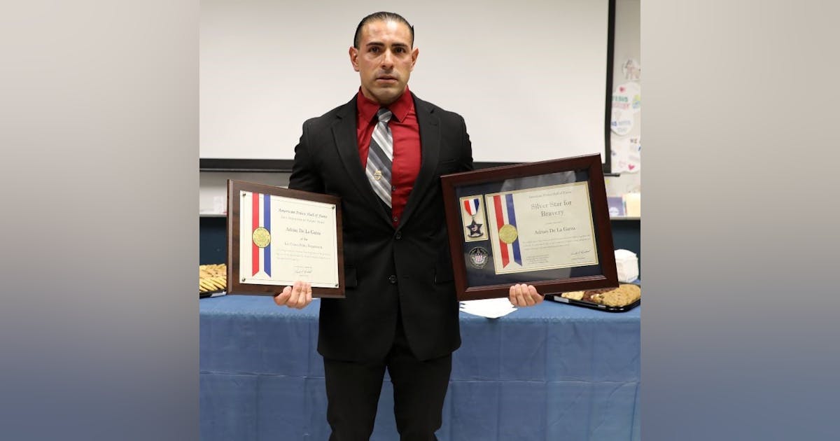 New Mexico Police Officer Awarded Silver Star Purple Heart Officer