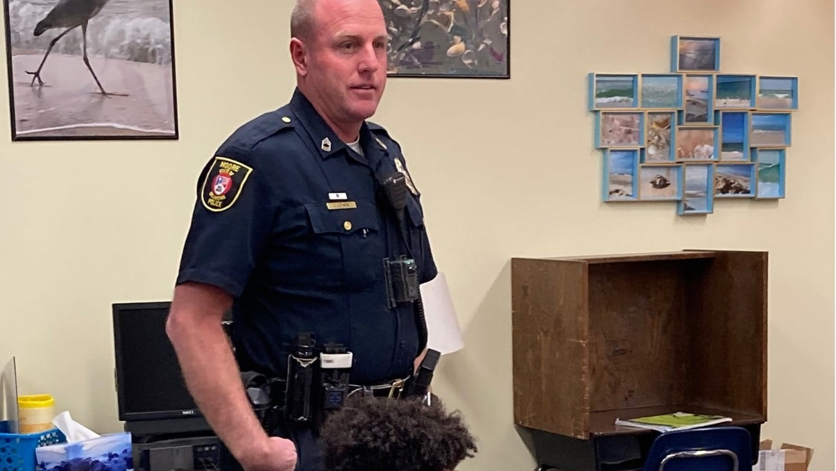 Okla. Officers Work as Subs as Schools Face Teacher Shortage | Officer