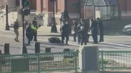 Video: Boston Police Stop Knife-Wielding Man in Intense Showdown | Officer