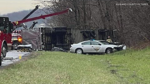 Ohio State Highway Patrol Trooper Injured in Crash that Killed ...
