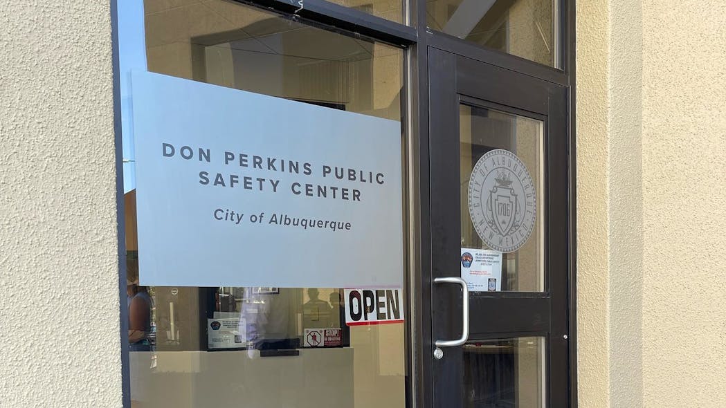 New N.M. Police Station Opens as Murders Spike in City's Downtown | Officer