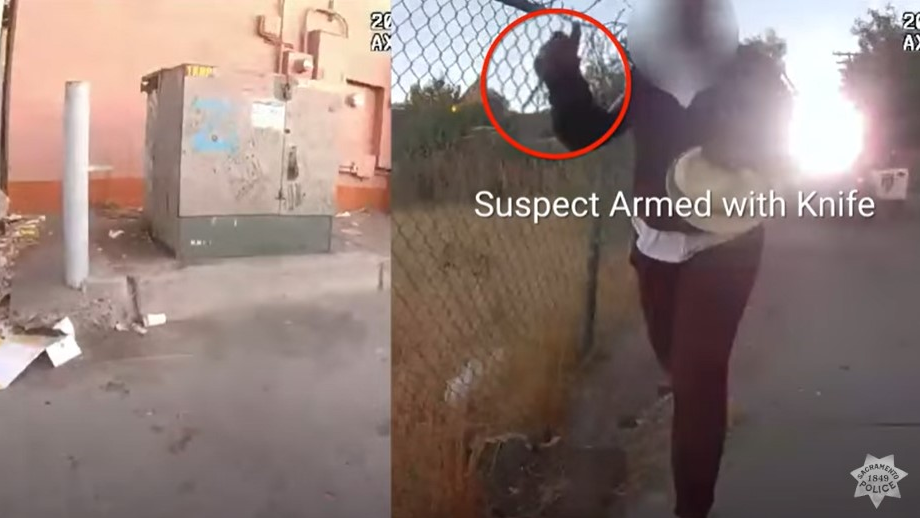 Bodycam: Calif. Police Stop Knife-Wielding Woman who Stabbed Officer ...