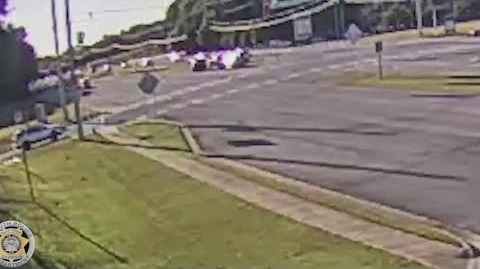 Video: Distracted Driver T-Bones, Flips Car in Front of Ga. Police ...