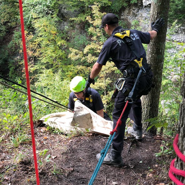 New York State Police Rescue Teen after 150-Foot Fall into Gorge | Officer