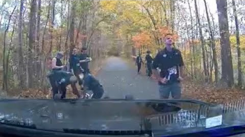 Watch Ga. Police Officer Perform CPR to Save Runner's Life | Officer