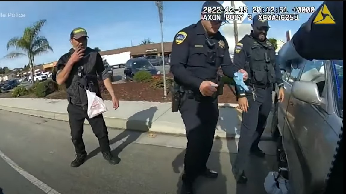 Watch Calif. Police Officers, Bystanders Save Cyclist Trapped Under ...
