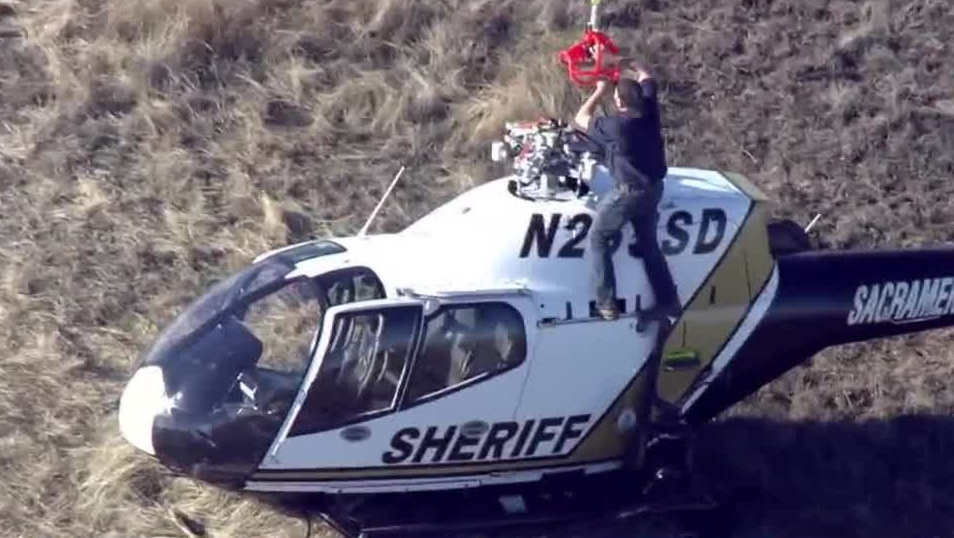 Watch Calif. Sheriff's Chopper Airlifted after Scary Emergency Landing ...