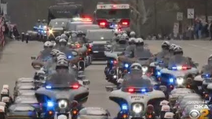 Video: Thousands Turn Out to Mourn Slain Pa. Police Chief | Officer