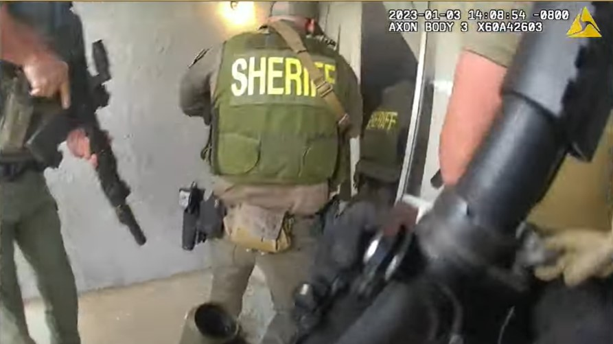 Watch Calif. Deputies Rescue Child from Machete-Wielding Man | Officer