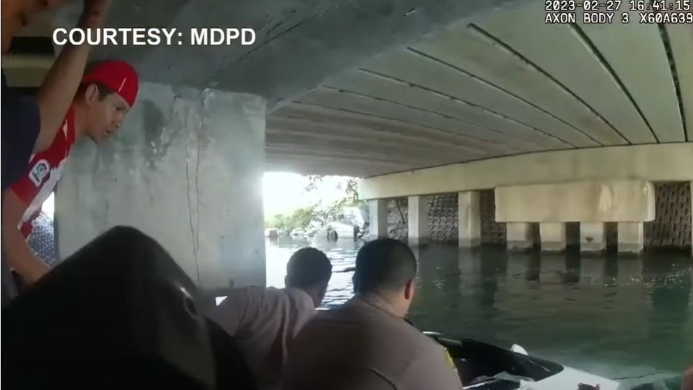 Dad Praises Miami Dade Police Officer Who Jumped Into Canal To Save Son
