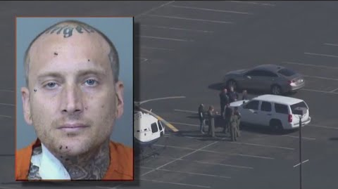 Bank Robber with Gun, Bomb Shoots at Phoenix Police Helicopter | Officer