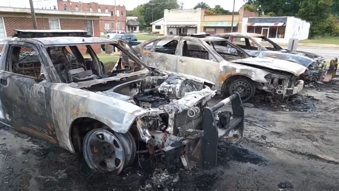 3 Ark. Police Cruisers Destroyed in Suspected Arson | Officer