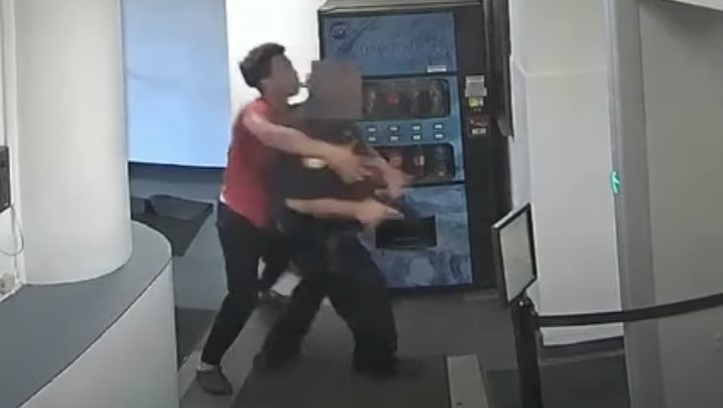 Video: Man Attacks Ohio Police Officer in Station Lobby | Officer