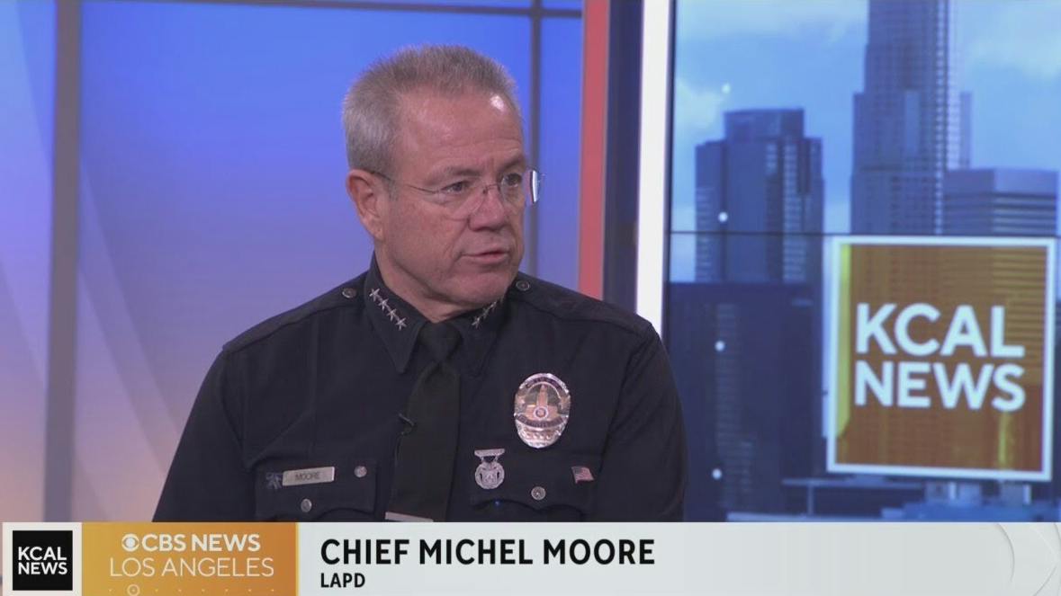 Los Angeles Police Department Chief Michel Moore Talks About How ...