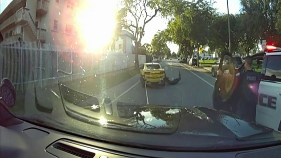 Watch Fla. Police Use 'Grappler' to Stop Fleeing Armed Carjackers | Officer