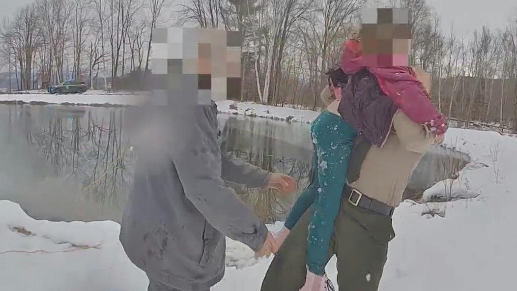 Watch Vermont Trooper Plunge into Icy Water to Save Girl in Frozen Pond ...