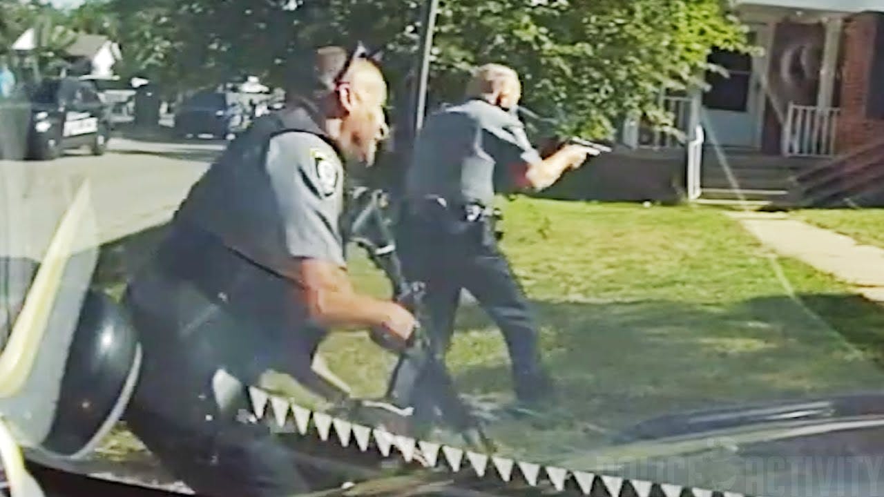Watch Dramatic Standoff Shootout that Left Okla. Police Officer Wounded | Officer