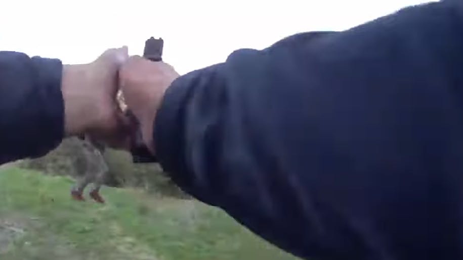 San Diego Police Release Video of Shootout During Foot Pursuit | Officer