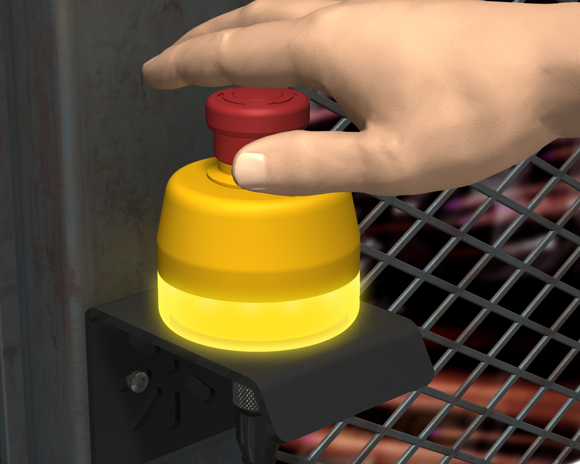Emergency Stop Button with Illuminated Base | Automation World