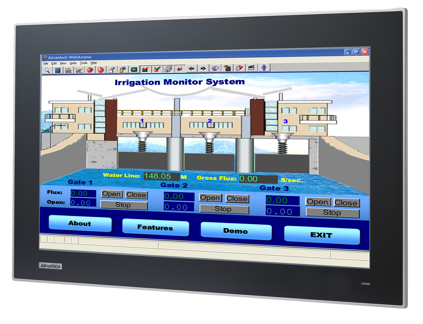 Advantech: Widescreen Multi-Touch Flat Panel Monitor | Automation World