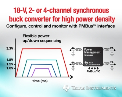 TI introduces industry's first 18-V multi-channel synchronous buck ...