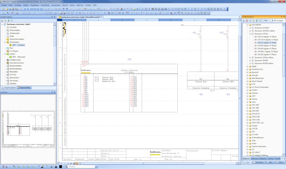 WSCAD Provides Bachmann Symbol Library | Automation World