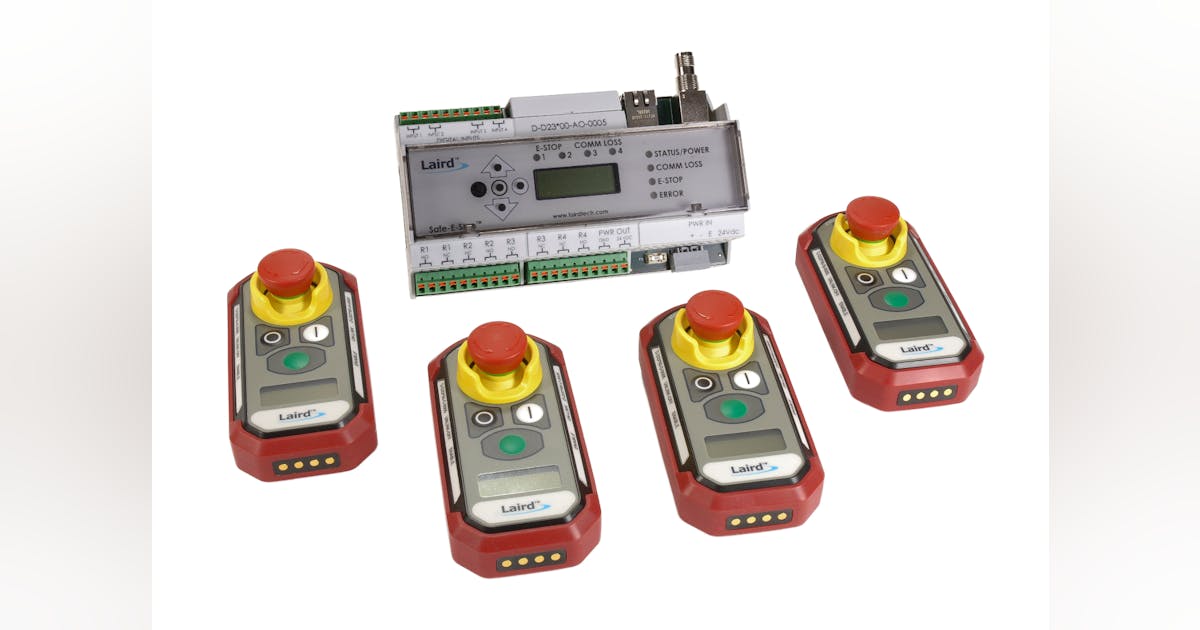 Wireless E-Stop Button | Automation World Wireless E-Stop Button | Automation World
