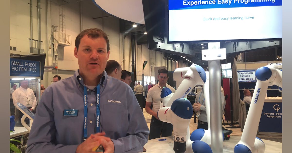 Yaskawa Motoman Showcases Smart Pendant & New Cobot | Automation World Yaskawa Motoman Showcases Smart Pendant & New Cobot | Automation World