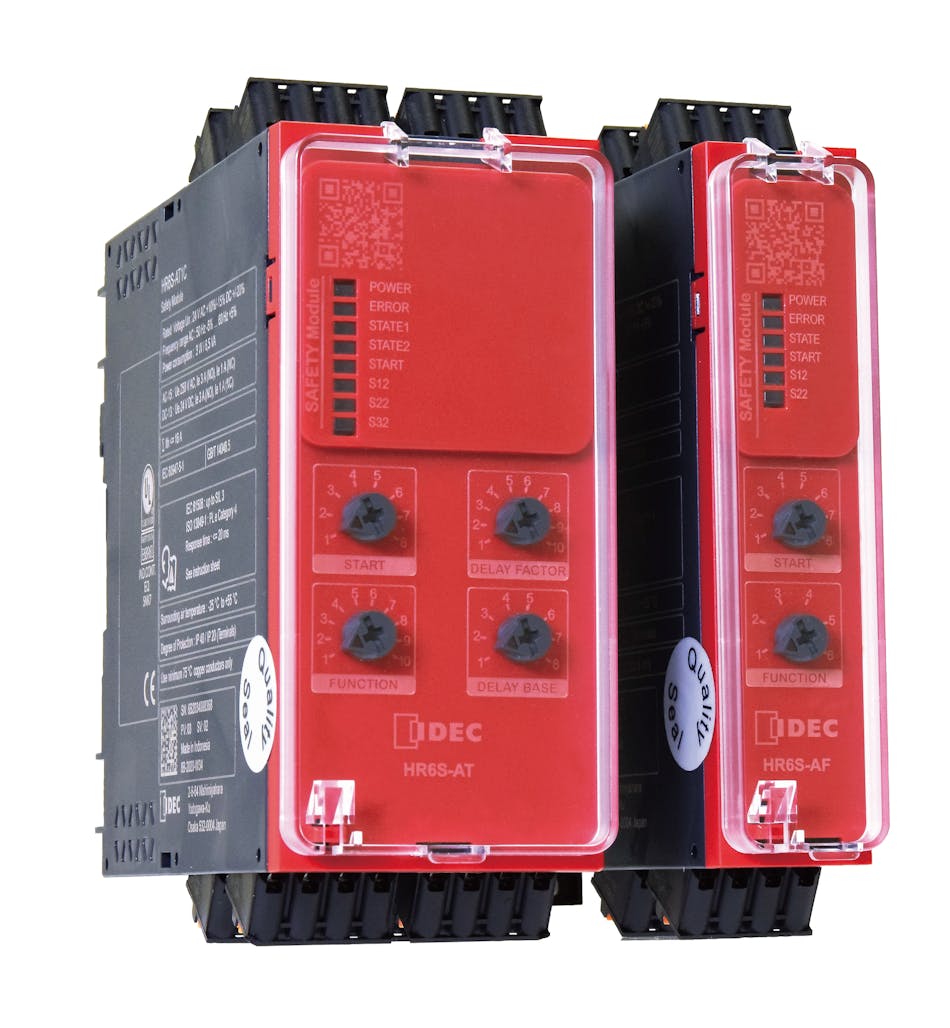 New IDEC HR6S Safety Relay Module Includes Built-In IoT Connectivity and Diagnostics ...