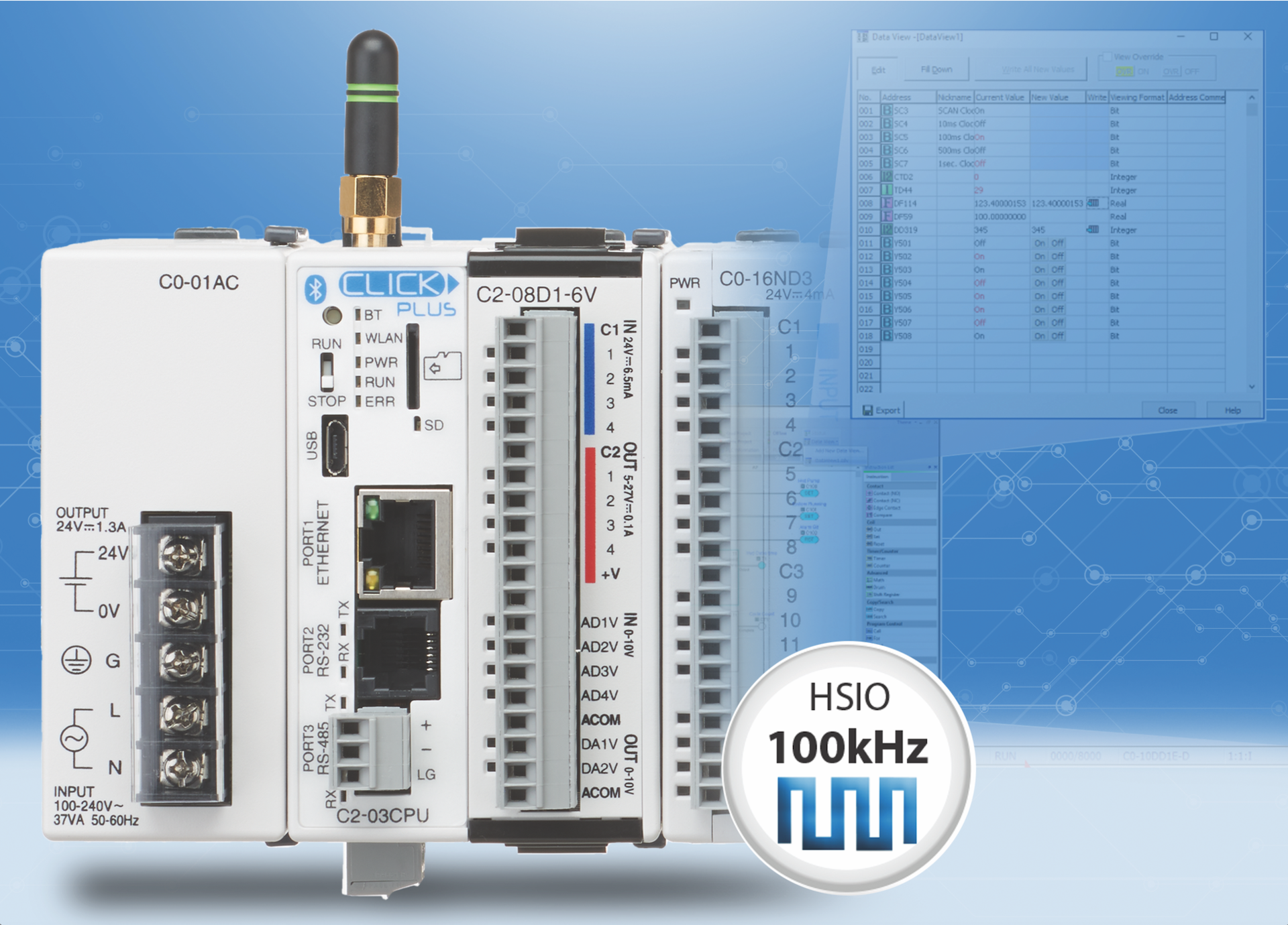 Low-Cost Motion Control Offered with CLICK PLUS PLCs from ...