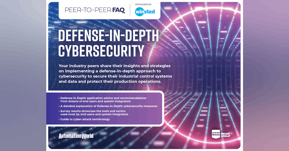 Defense-In-Depth: Cybersecurity | Automation World Defense-In-Depth: Cybersecurity | Automation World