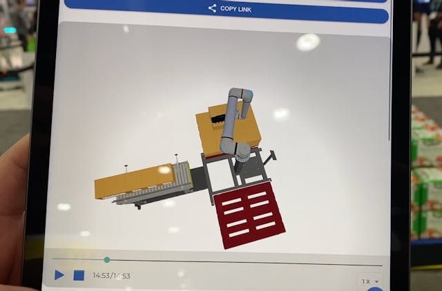 Cobot Palletizer with Digital Twin Configuration | Automation World