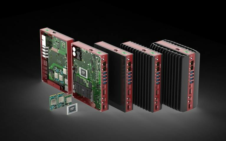 SolidRun Bedrock Rugged Fanless Modular Edge AI Industrial PC ...